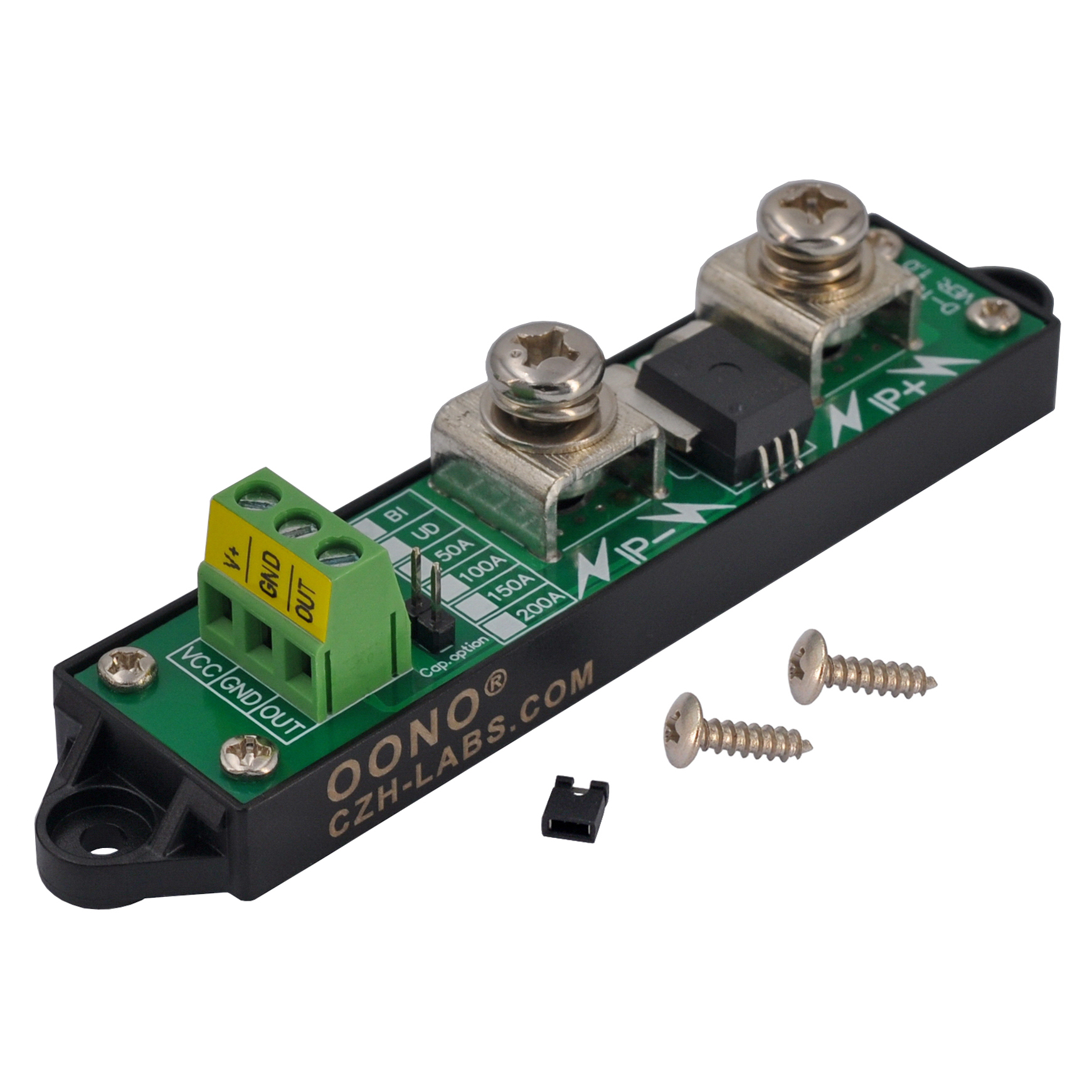 Bidirectional +/-50 Amp Isolated Current Sensor Module, Based ACS758LCB ...